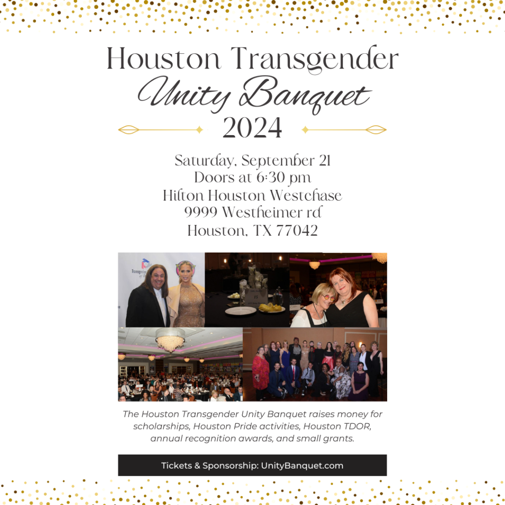2024 Houston Transgender Unity Banquet – TFA Houston